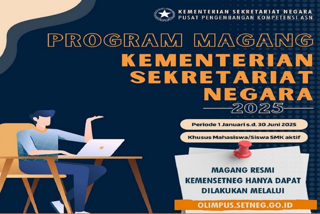 Program Magang Kemensetneg 2025 Dibuka, Mahasiswa Ubhara Jaya Bisa Daftar – Universitas ...